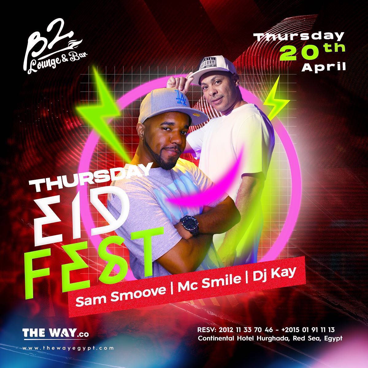 Eid Fest: Sam Groove, Mc Smile & Kay