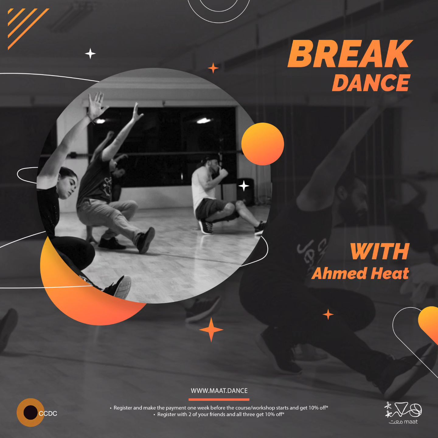 Break Dance With Ahmed Heat