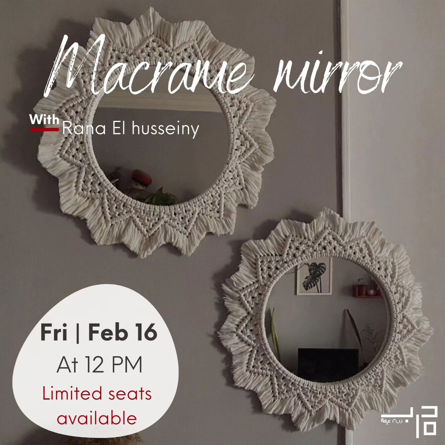 'Macrame Mirror' Workshop