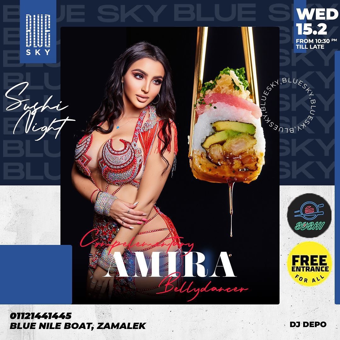 Sushi Night ft. Belly Dancer Amira