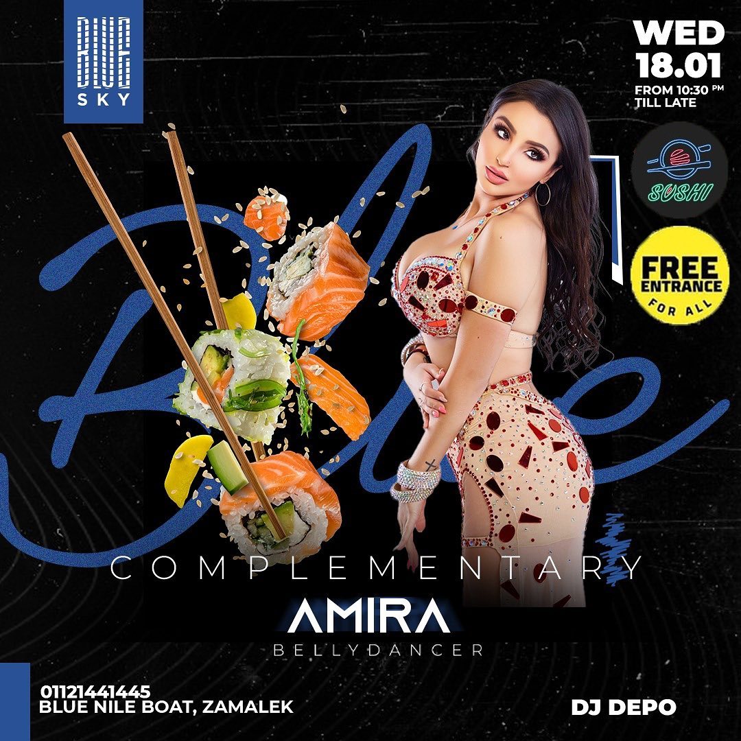 Sushi Night With Belly Dancer Amira