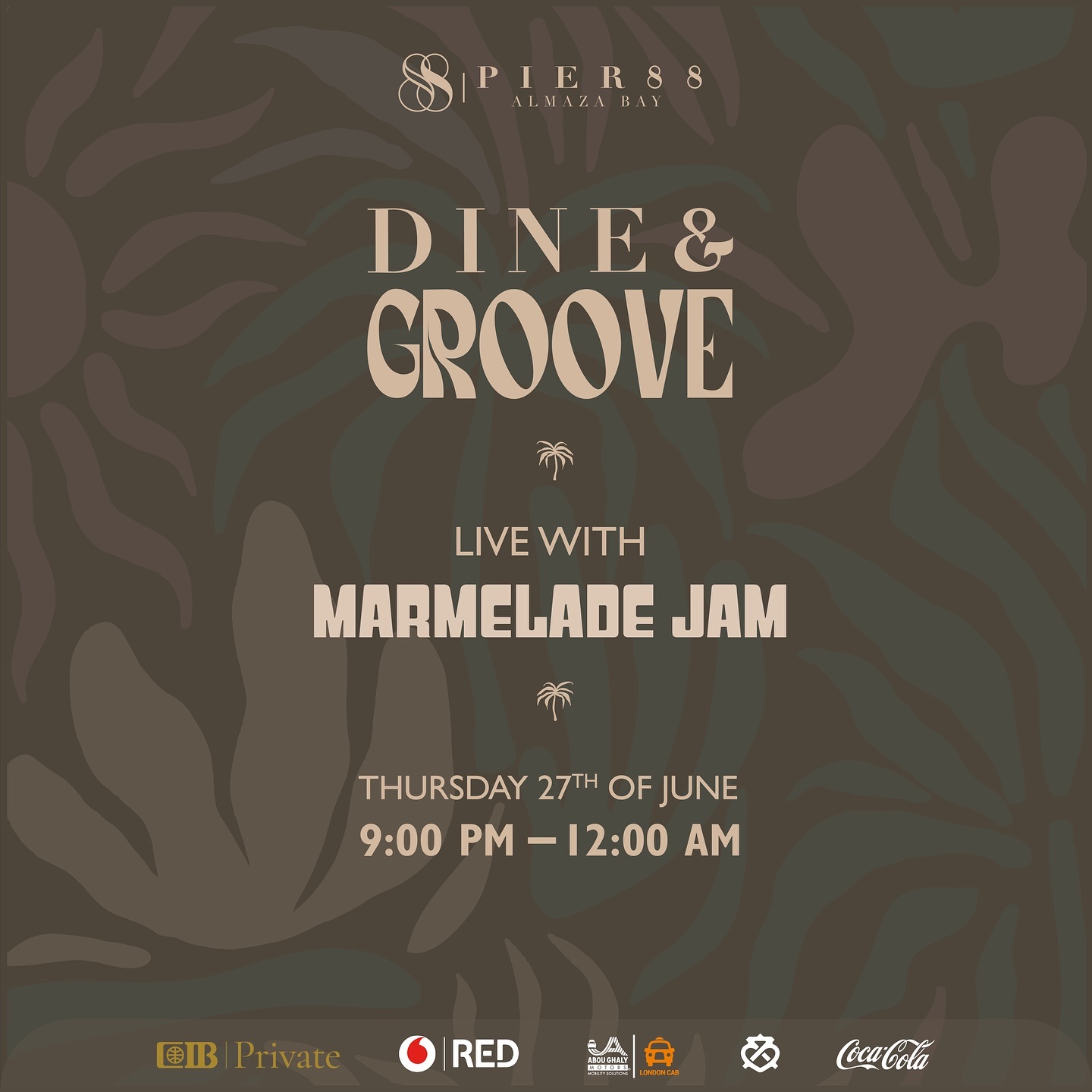 'Dine & Groove' With Marmalade Jam