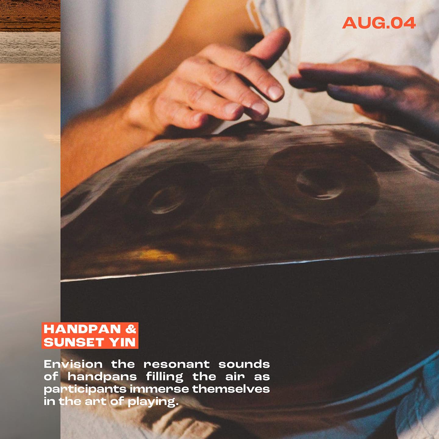 'Handpan & Sunset Yin' Experience