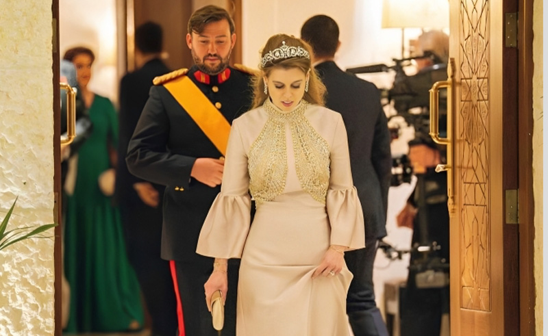 Arab Designs Making Regal Appearances at the Jordanian Royal Wedding