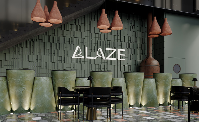 Blaze Turns Up the Heat With New Flagship Branch at New Cairo's KOV