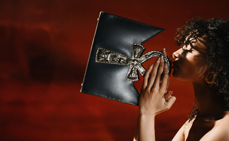 Nebet Weaves Tales of Ancient Wisdom Into Time-Traversing Handbags