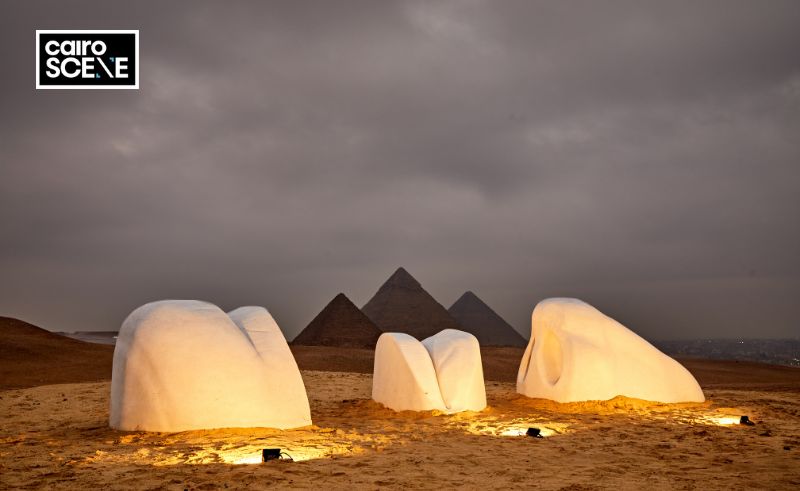 World Exclusive Reveal of 'Forever is Now II' at the Pyramids of Giza