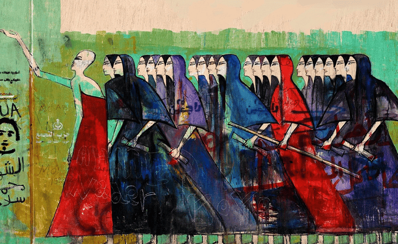 Alaa Awad’s Neo-Pharaonic Murals Unleash What Tourists Queue to See